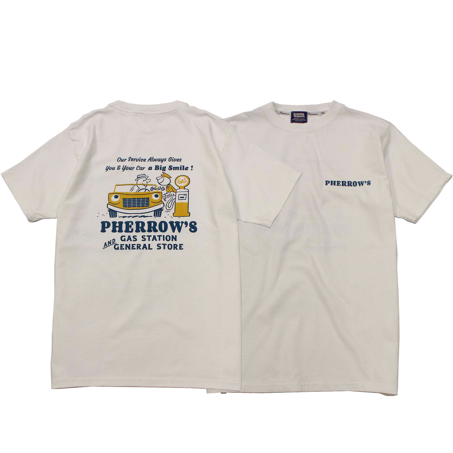 【カタログ未掲載】ガソリンスタンドのスタッフTEEをイメージ。│Pherrow's/フェローズ